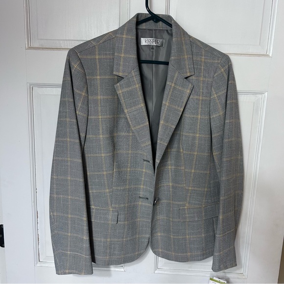 Kasper | Jackets & Coats | Kasper Womens Honeycomb Multi Checkered ...